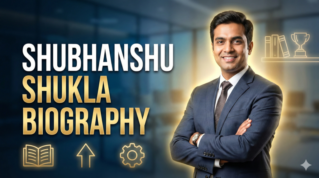 Shubhanshu Shukla Biography : From Fighter Pilot to India’s New Space ...